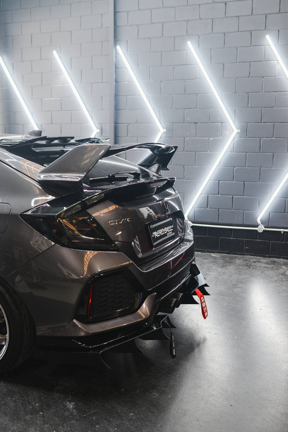 Buy Honda Civic 10th Gen RS Hatch PFL (FK4/FK7) Rear Diffuser