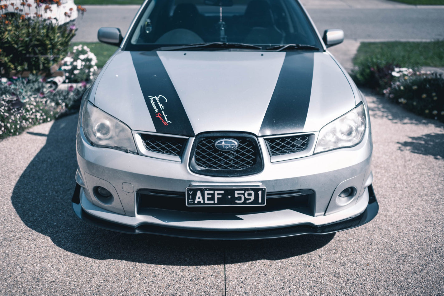 Subaru Impreza GD Hawkeye Front Splitter Australia — Aeroball Customs ...