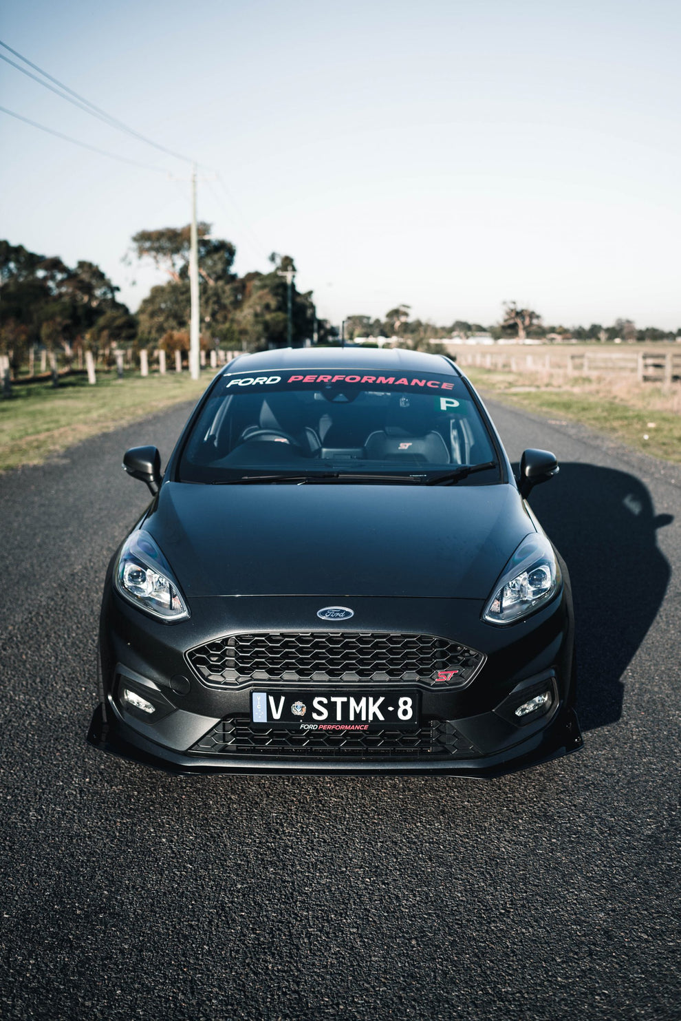 Ford Fiesta ST MK8 Front Splitter Australia — Aeroball Customs | Aero ...