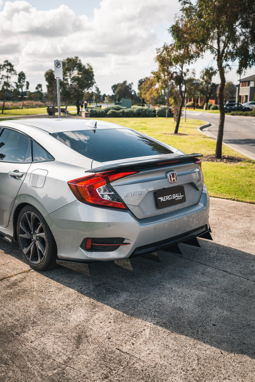 Buy Honda Civic 10th Gen Sedan Rear Diffuser